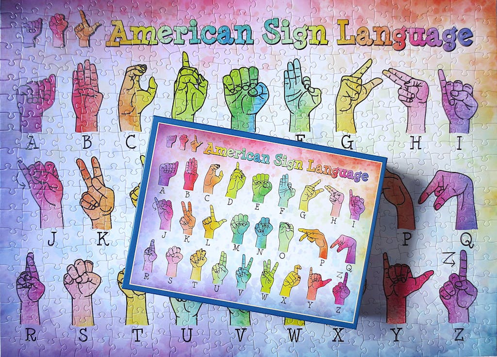 American Sign Language - Puzzle - 500 piece - Cobble Hill Company ...