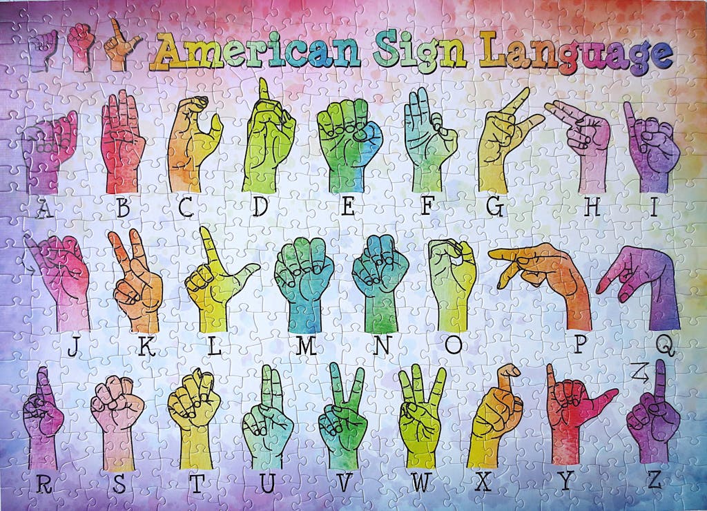 American Sign Language - Puzzle - 500 piece - Cobble Hill Company ...