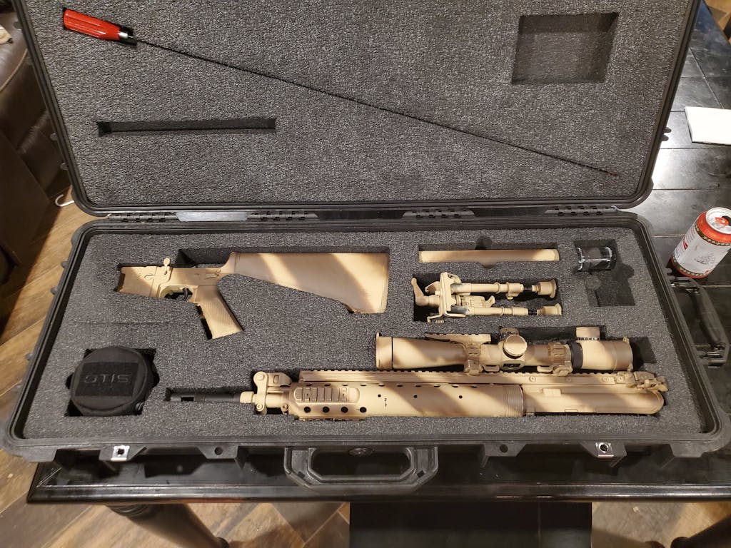 MK12 SPR Rifle Foam Insert for Pelican case 1700 (Polyethylene)