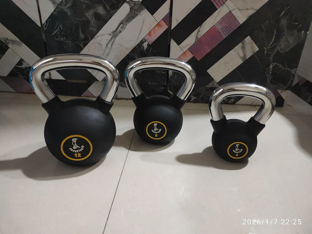 Cockatoo Rubber Kettlebell | 2 Years warranty on breakage