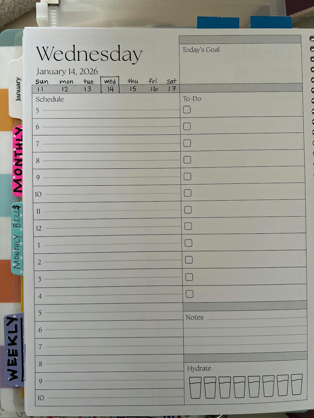 The Works Colibri - Daily Planner Personalized - Colibri Paper Co