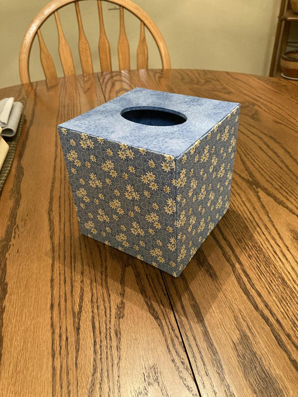 Fabric tissue box cover DIY kit - Colorway Arts