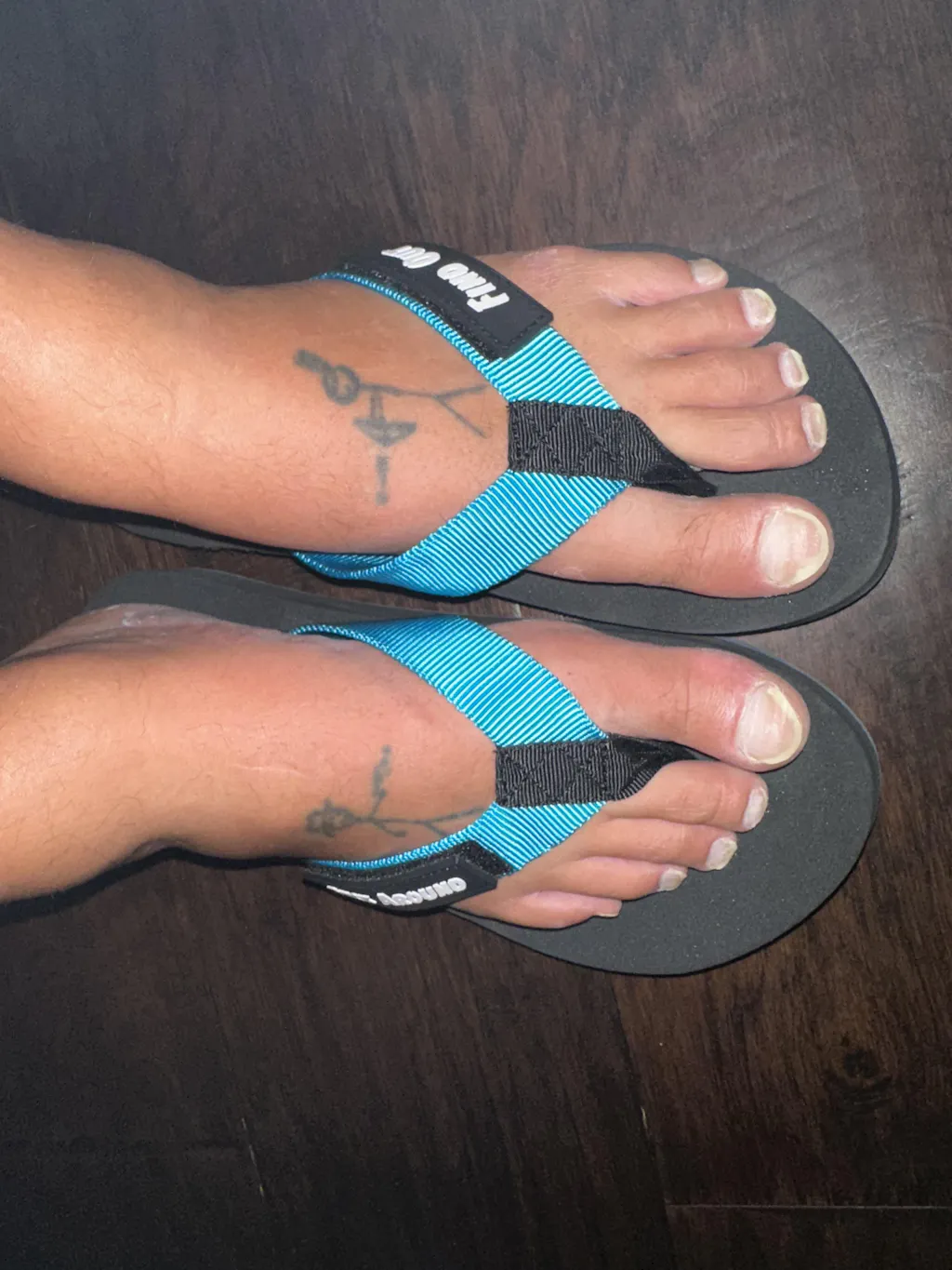 Men's Blue Falcon Flip Flops – Combat Flip Flops