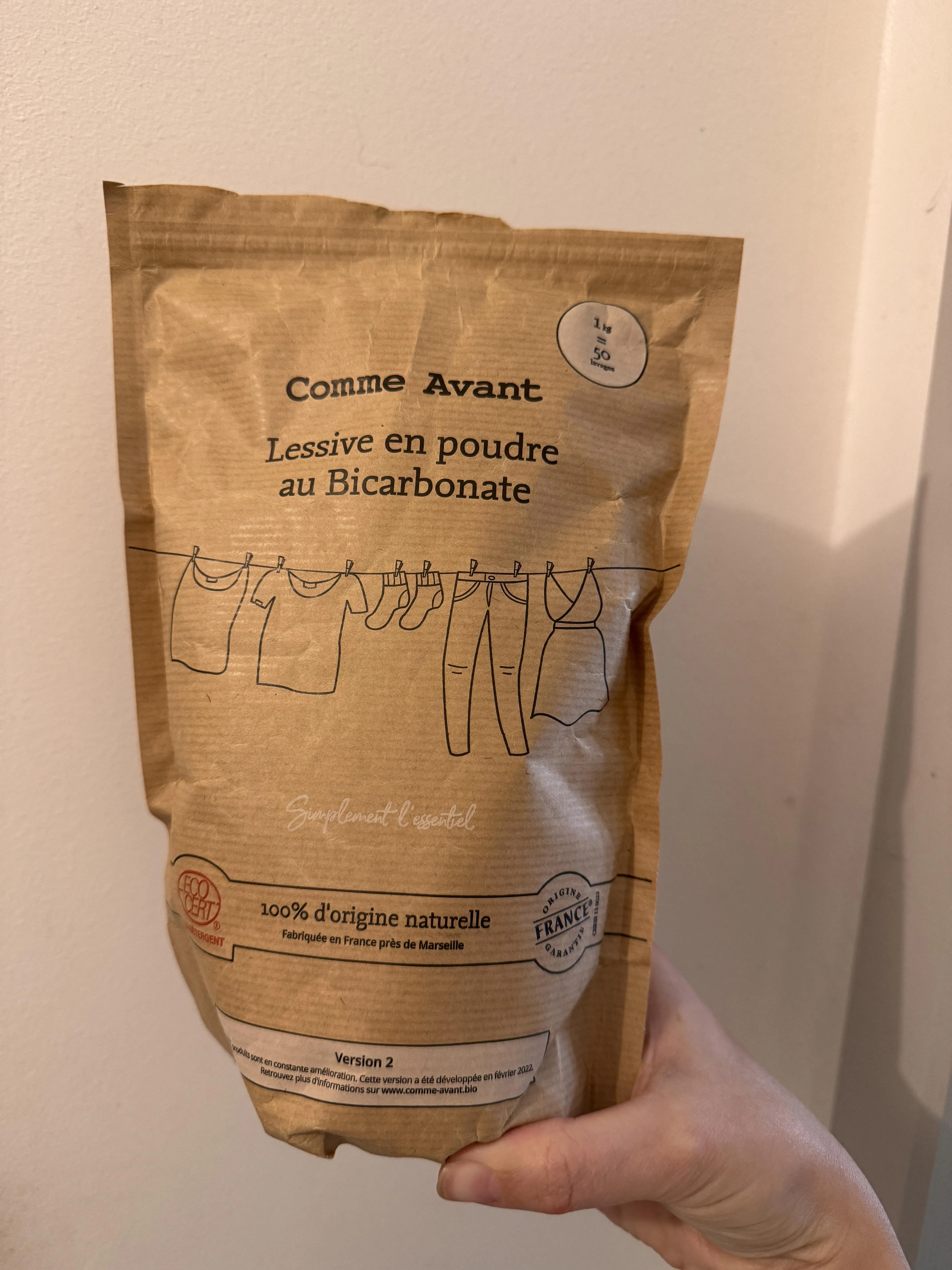 Lessive en poudre bio naturelle et écologique ᐅ au Bicarbonate