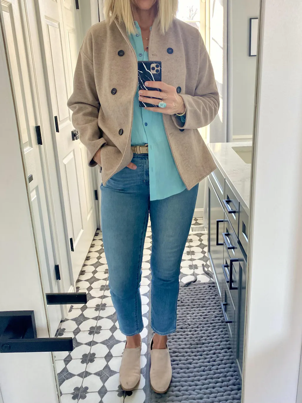 Oversized Button-Down Jacket – COMMENSE