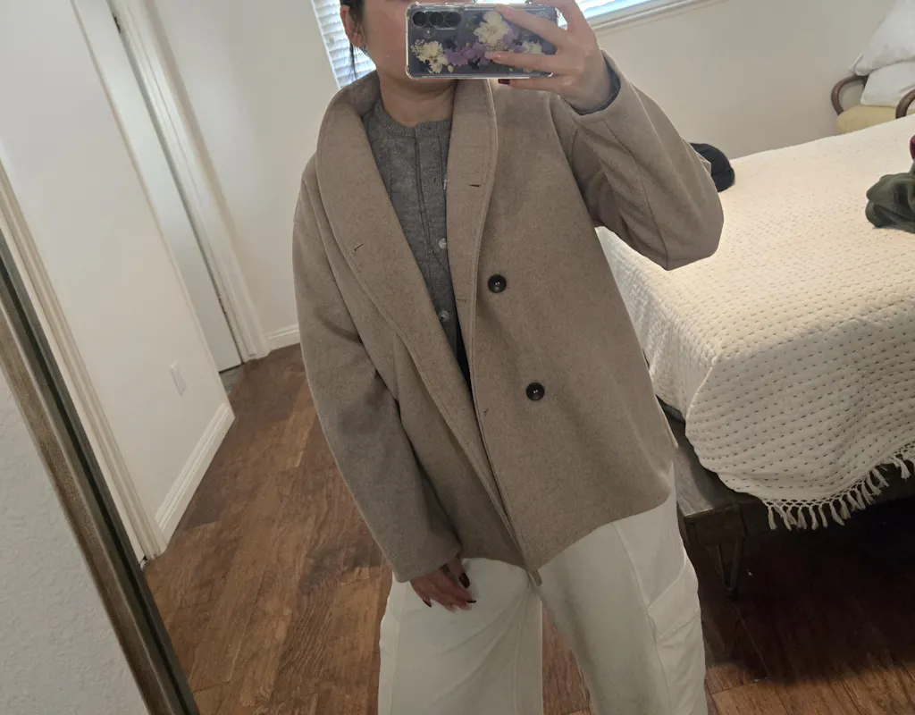 Oversized Button-Down Jacket | COMMENSE