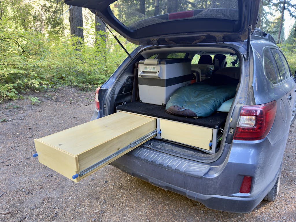 Subaru Outback Camper Conversion Kit - Bed Platform & Storage Drawers ...
