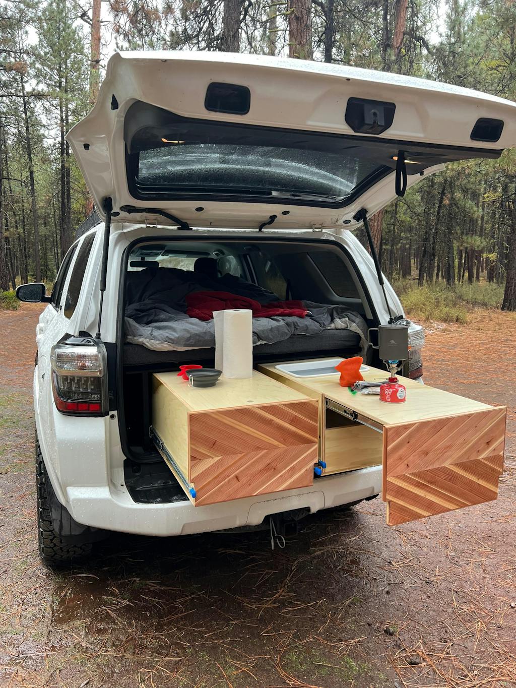 Toyota RAV4 Camper Conversion Kit - Bed Platform & Storage Drawers ...
