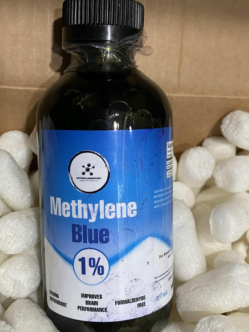 Methylene Blue 1% | USP Grade | Large Refill Bottle | 1 drop contains 0 ...