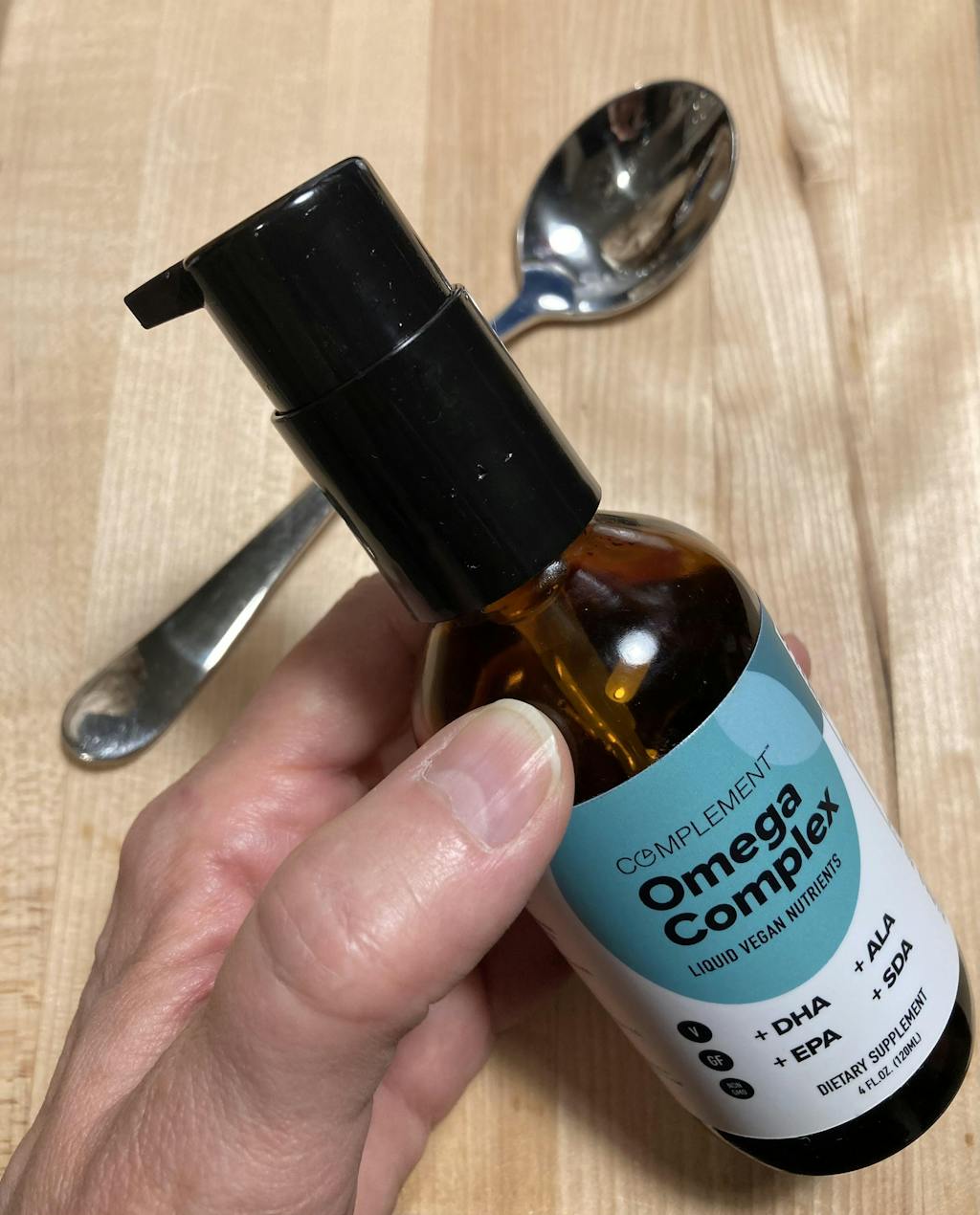 Complement Omega Complex - Liquid of DHA, EPA, ALA, and SDA Omega-3s.