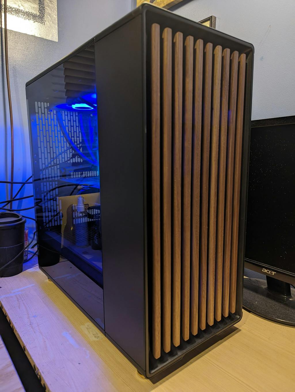 Fractal Design North Charcoal Black TG Dark ATX Case — Computer Orbit