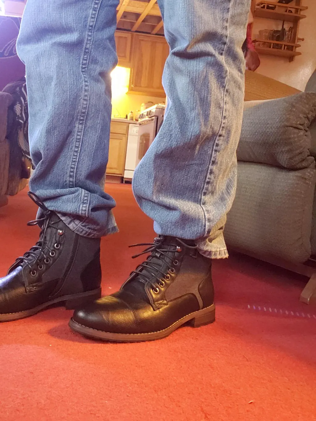 Motorcycle Riding Shoes | Mitch | Men's Stylish Zipper Hiking Boots