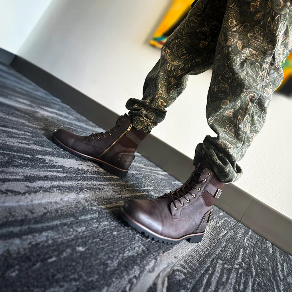 Buy Men's Motorcycle Casual Combat Boot | PATRICK | Best Shoes Men