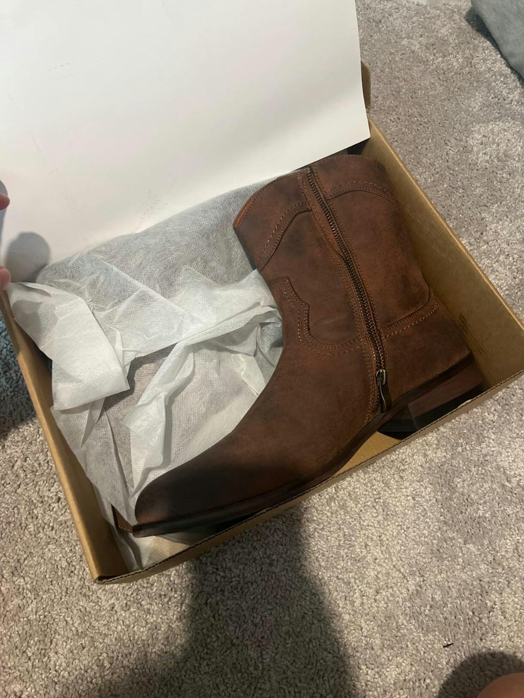 Men's Suede Casual Western Boots | AUSTIN | Ferro Aldo