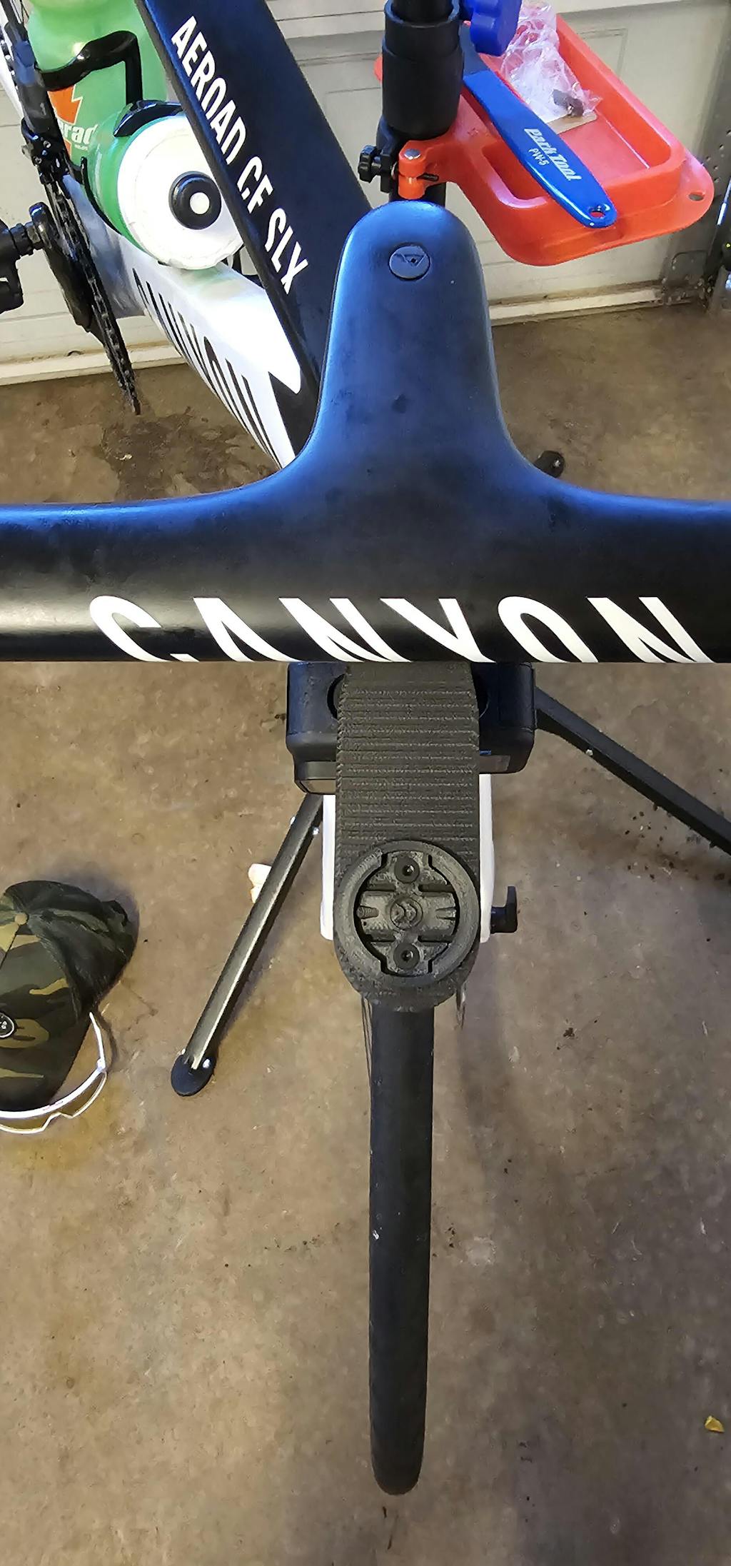 Computer mount (for Canyon CP0018 Aerocockpit) – Concentric Cycling