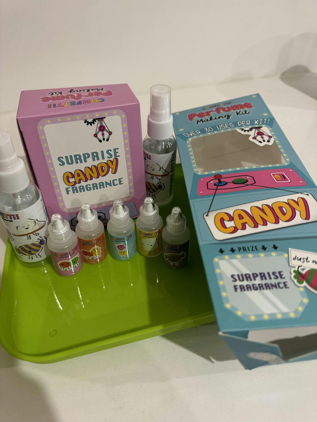 Candy Scented Water Based DIY Perfume Making Kit For Kids – Confetti Blue