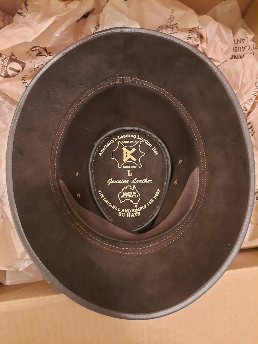 Bac Pac Oily Australian Leather Hat | Conner Hats