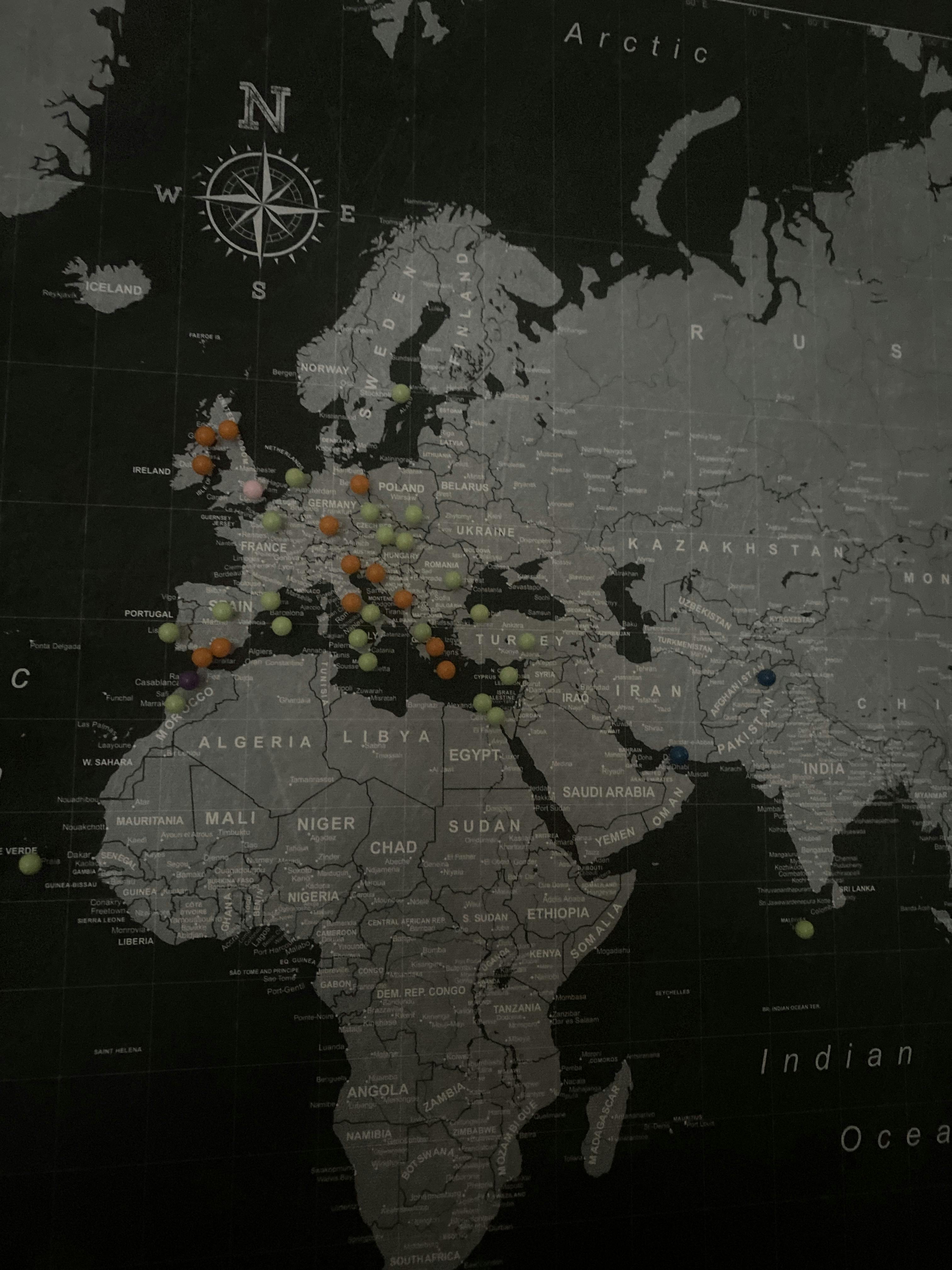 Map Push Pins: Spring Green - Matte Finish – Conquest Maps LLC