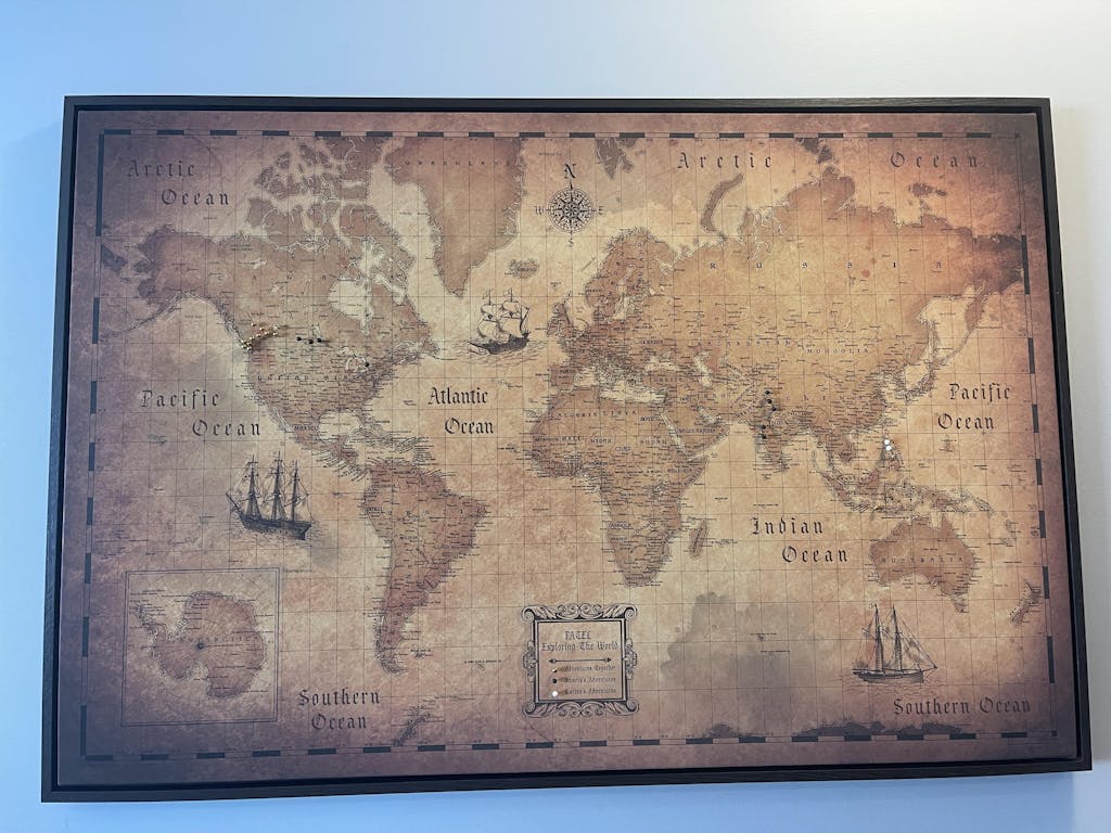Custom World Map | Vision Boards For Travel | Conquest Maps