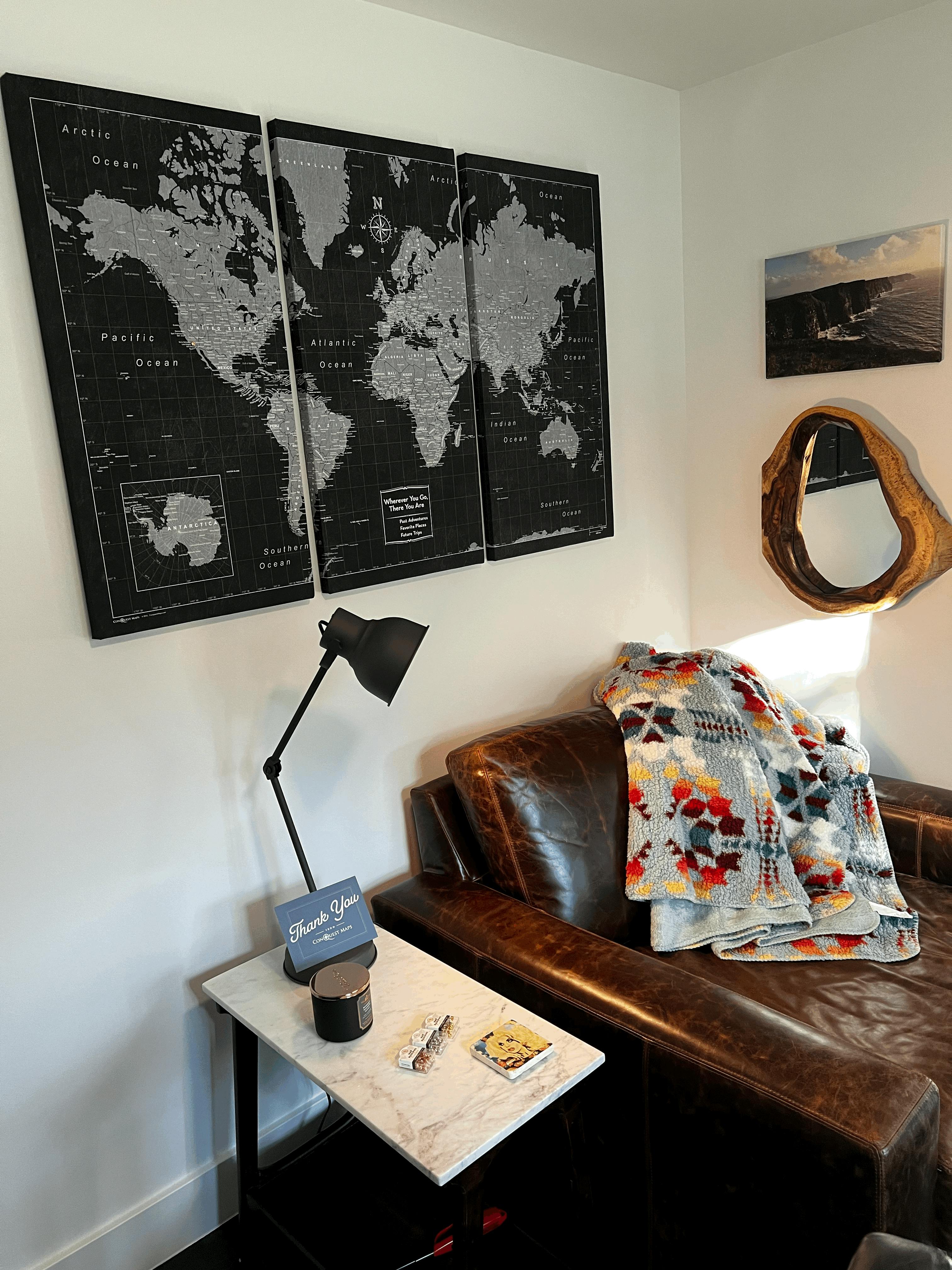 Map Pin Board | Handmade in America | Conquest Maps — Conquest Maps LLC