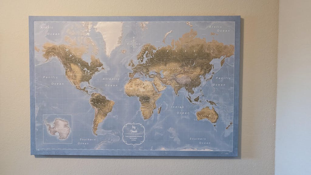World Map Push Pin Board | High Quality | Conquest Maps