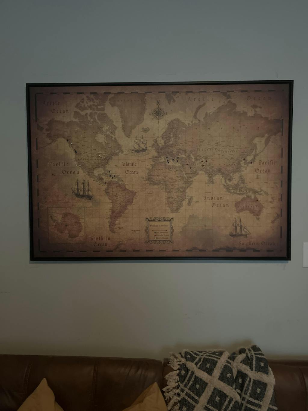 Custom World Map | Vision Boards For Travel | Conquest Maps