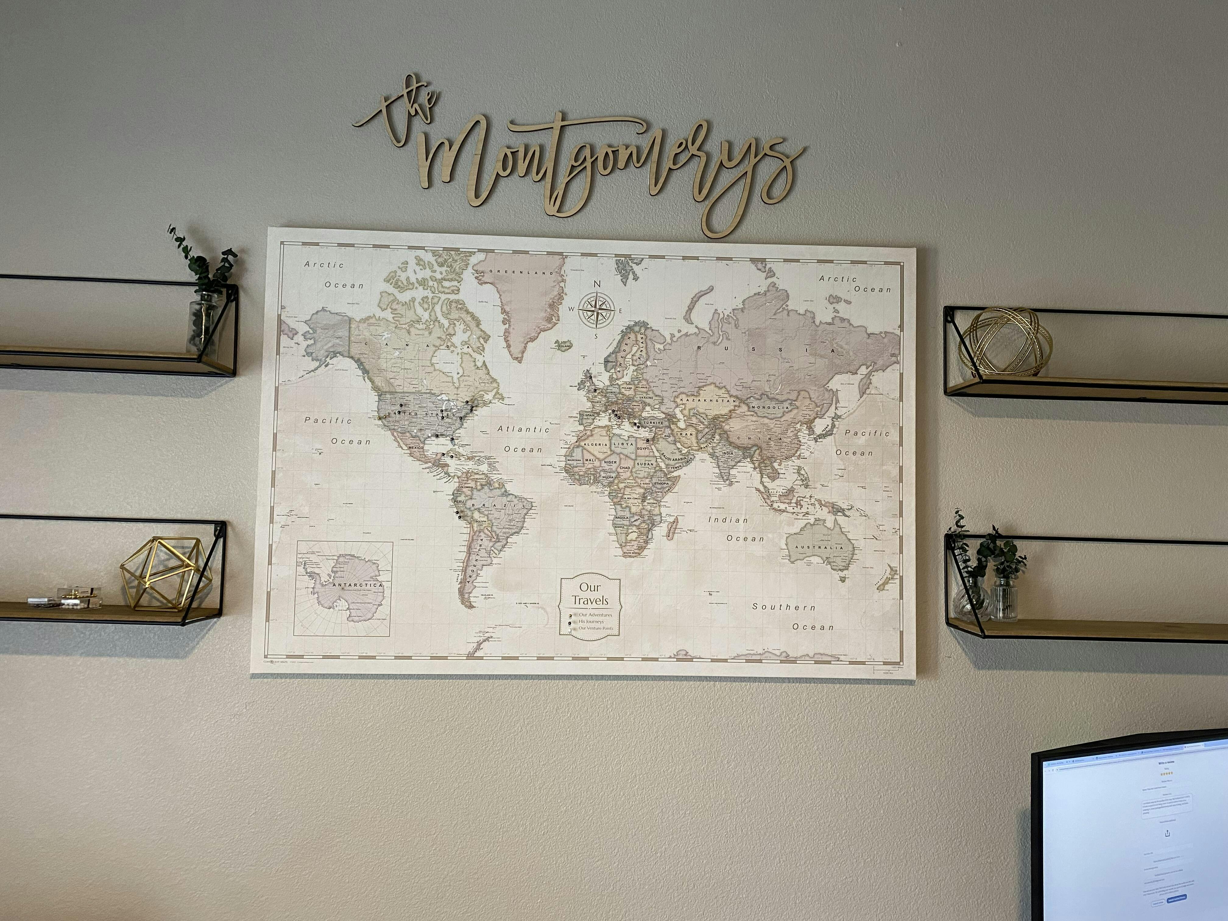 Map Pin Board | Handmade in America | Conquest Maps