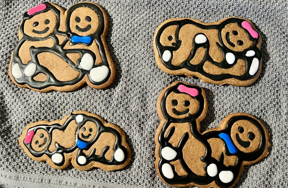 Penis cookie cutters