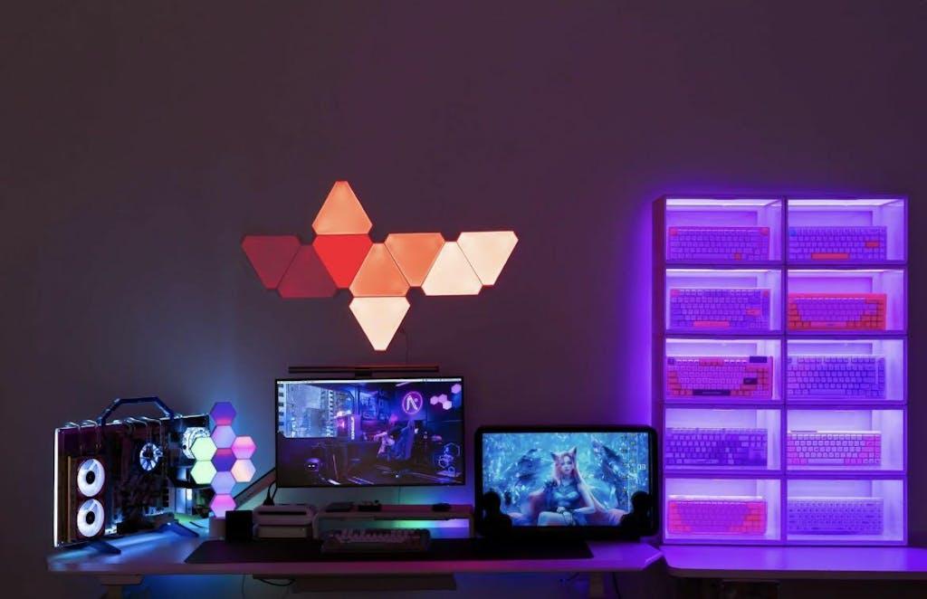 RGB Triangle Lights Kit 6PCS - Cool Gadget