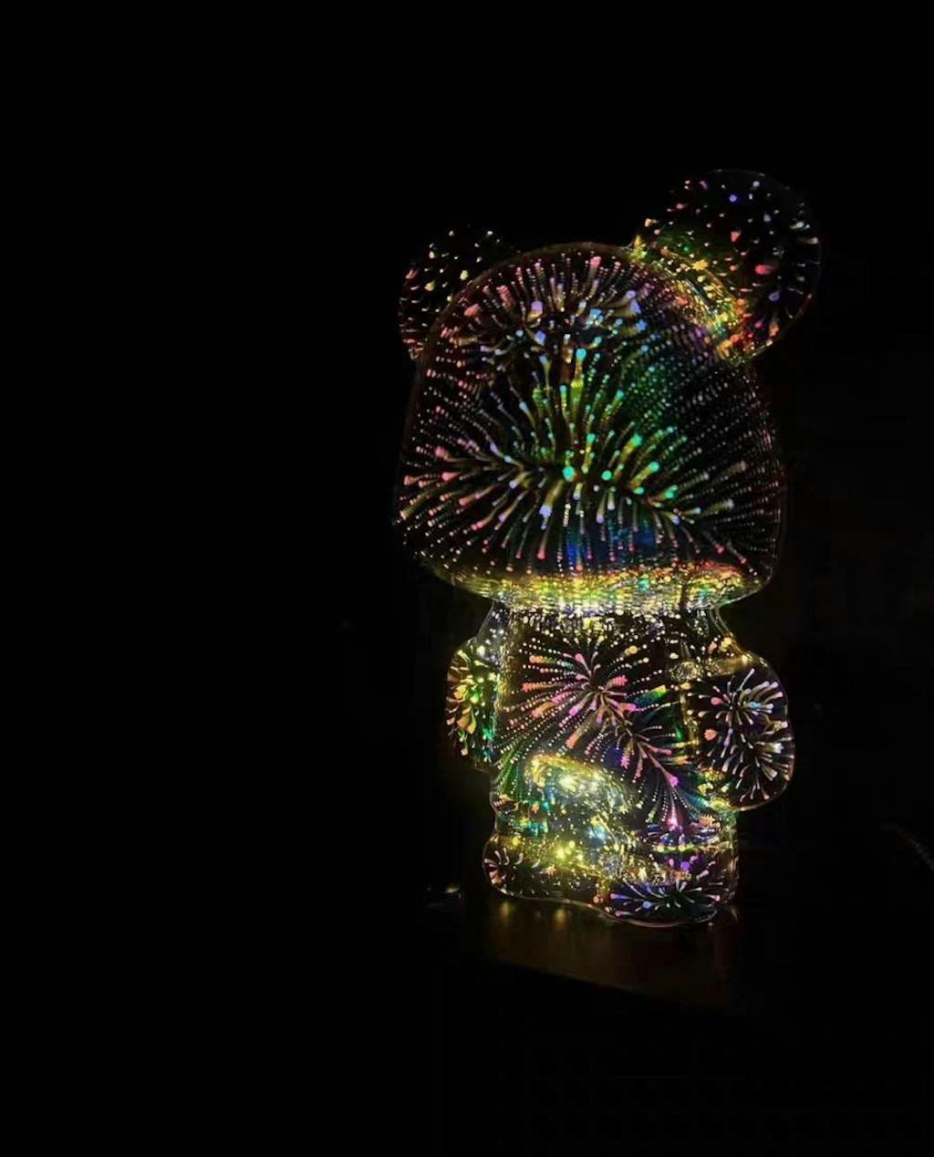 3D Firework Bear LED Night Light