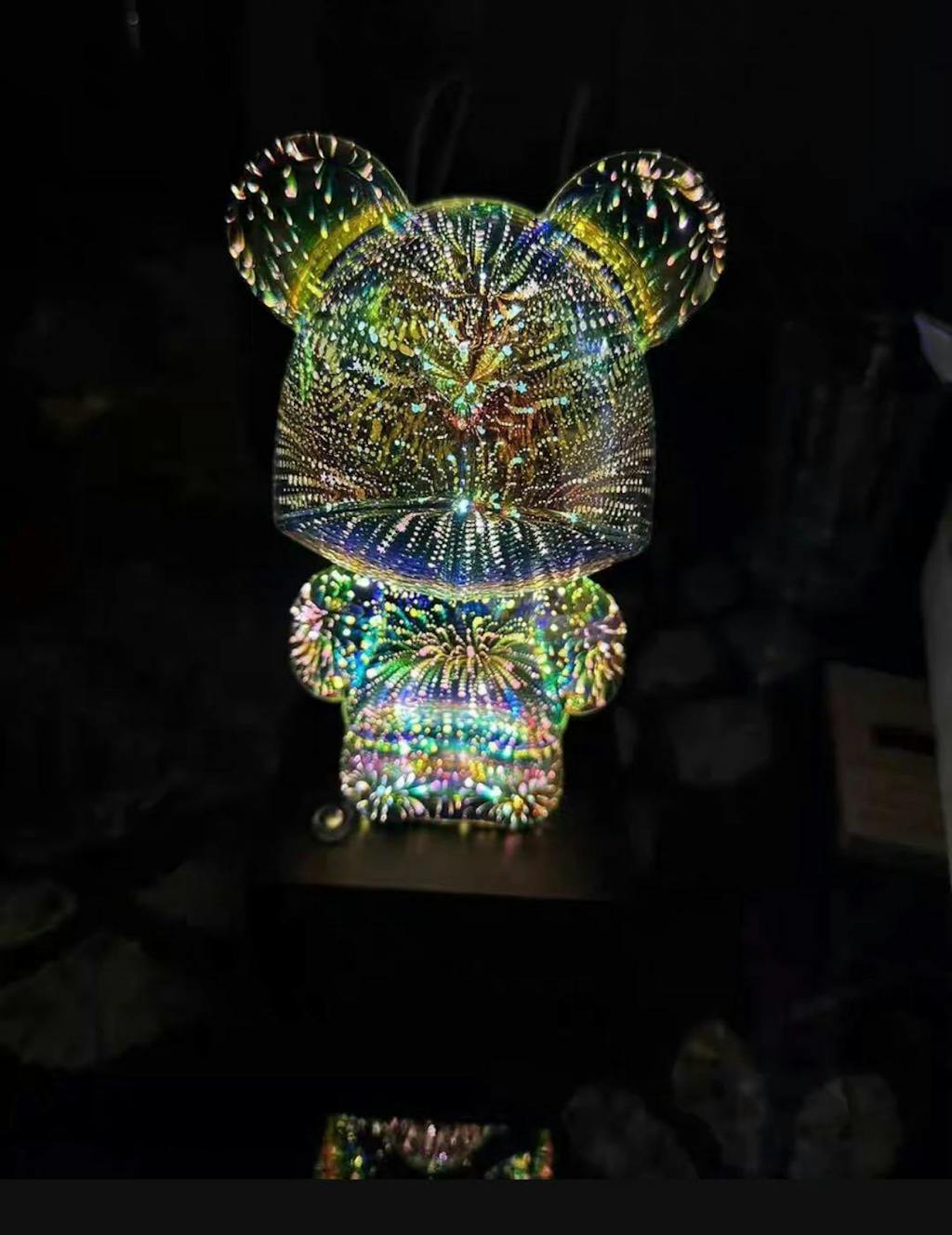 3D Firework Bear LED Night Light