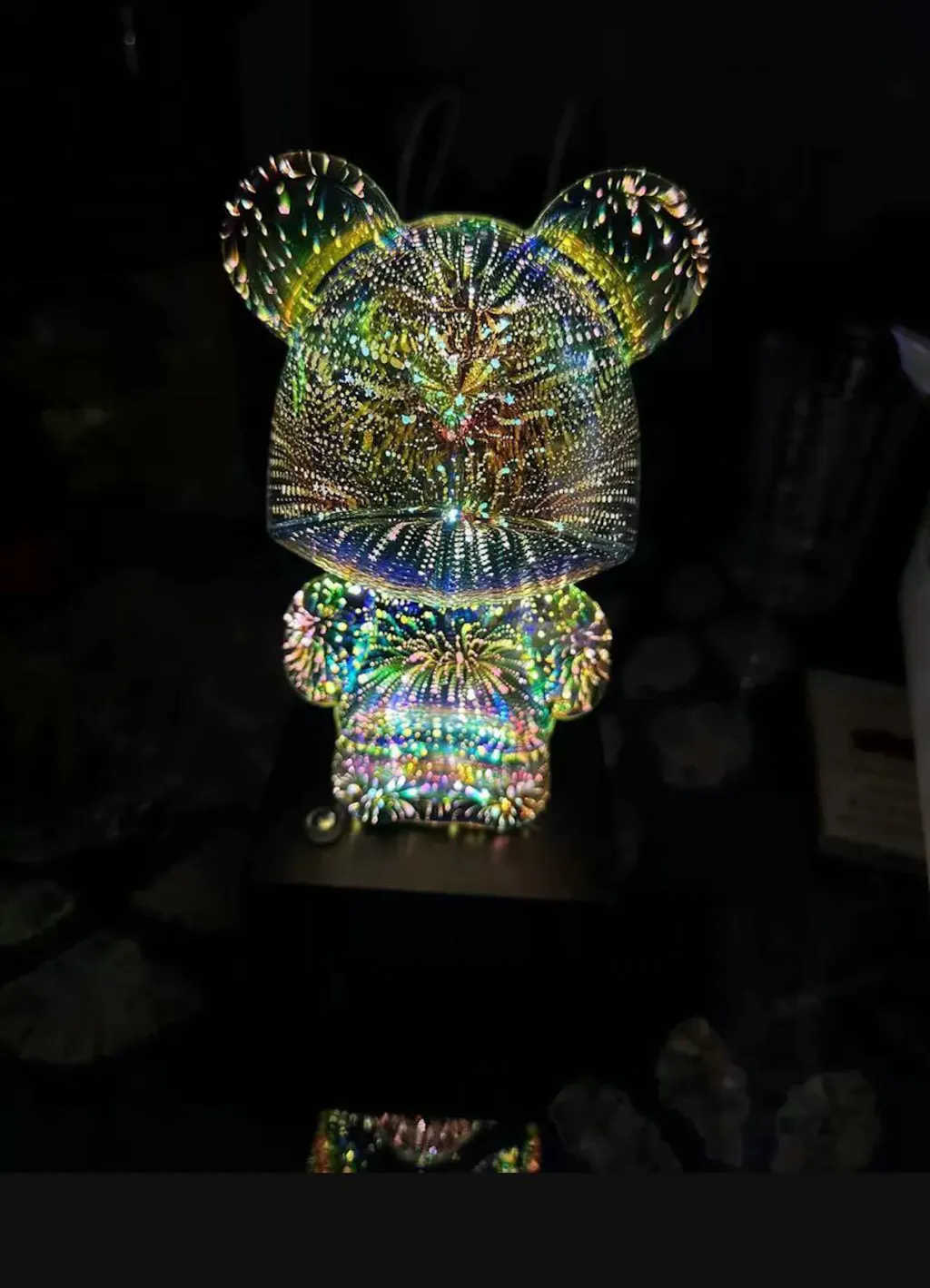 3D Firework Bear LED Night Light
