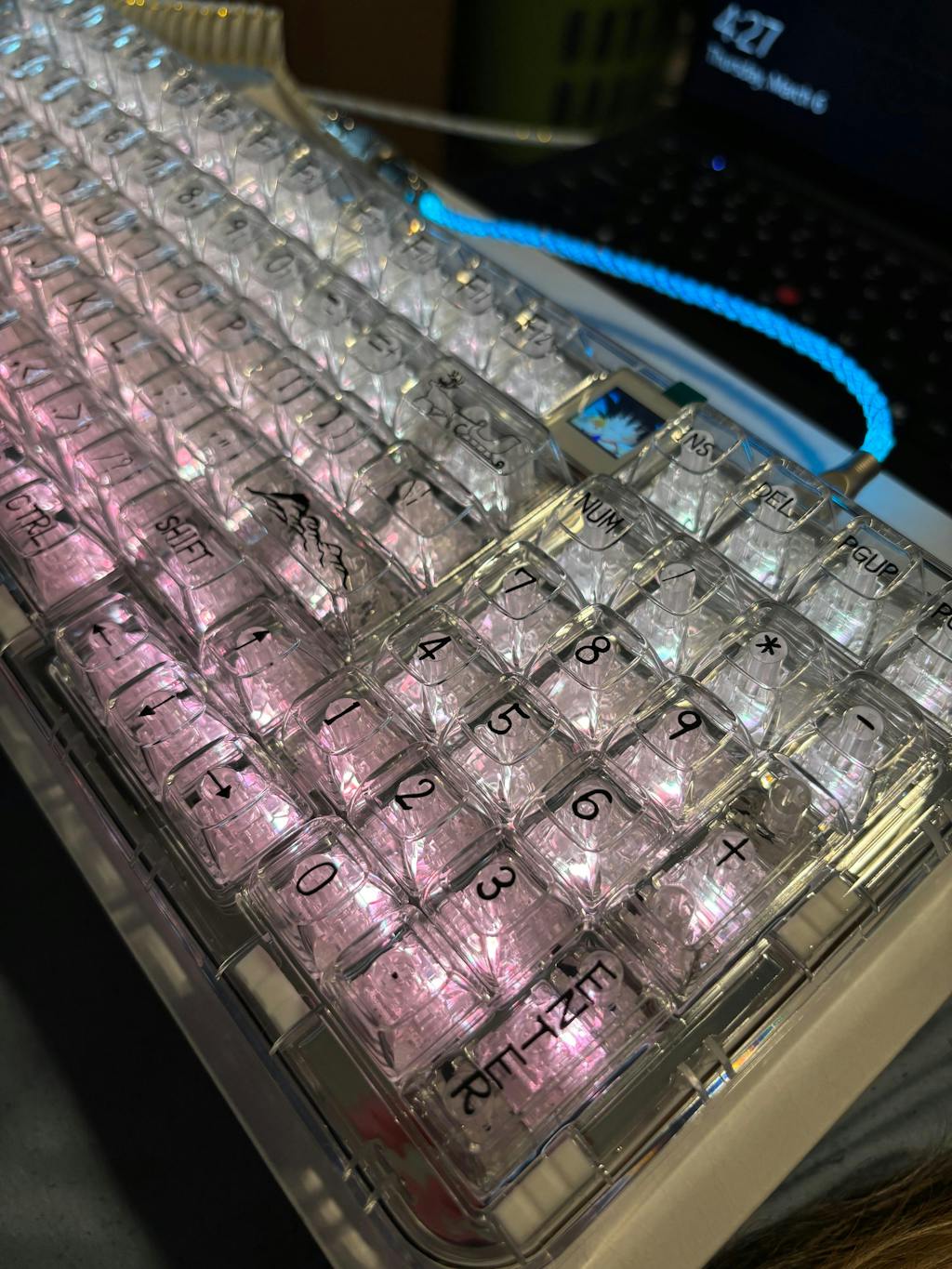 CoolKiller CK98 Wireless Hot Swappable OLED Mechanical Keyboard - Polar ...