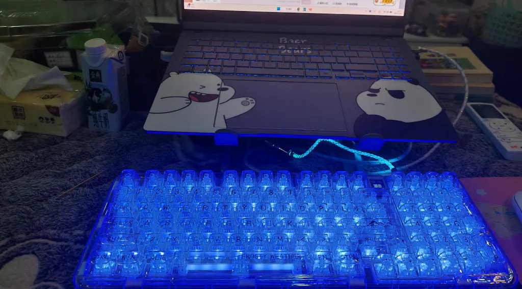 CoolKiller CK98 Wireless Hot Swappable OLED Mechanical Keyboard - Polar ...