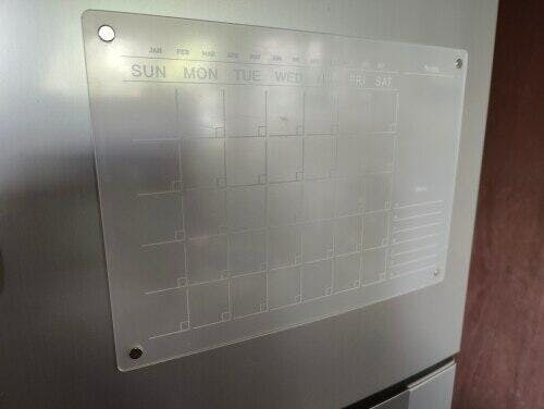 Magnetic Calendar Schedule Board for Monthly and Weekly Planning – coozit
