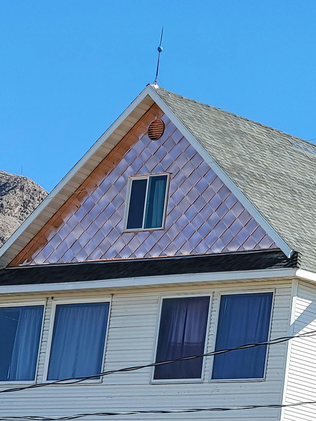 Copper Round Circle Louver Gable Wall Vent | Copperlab