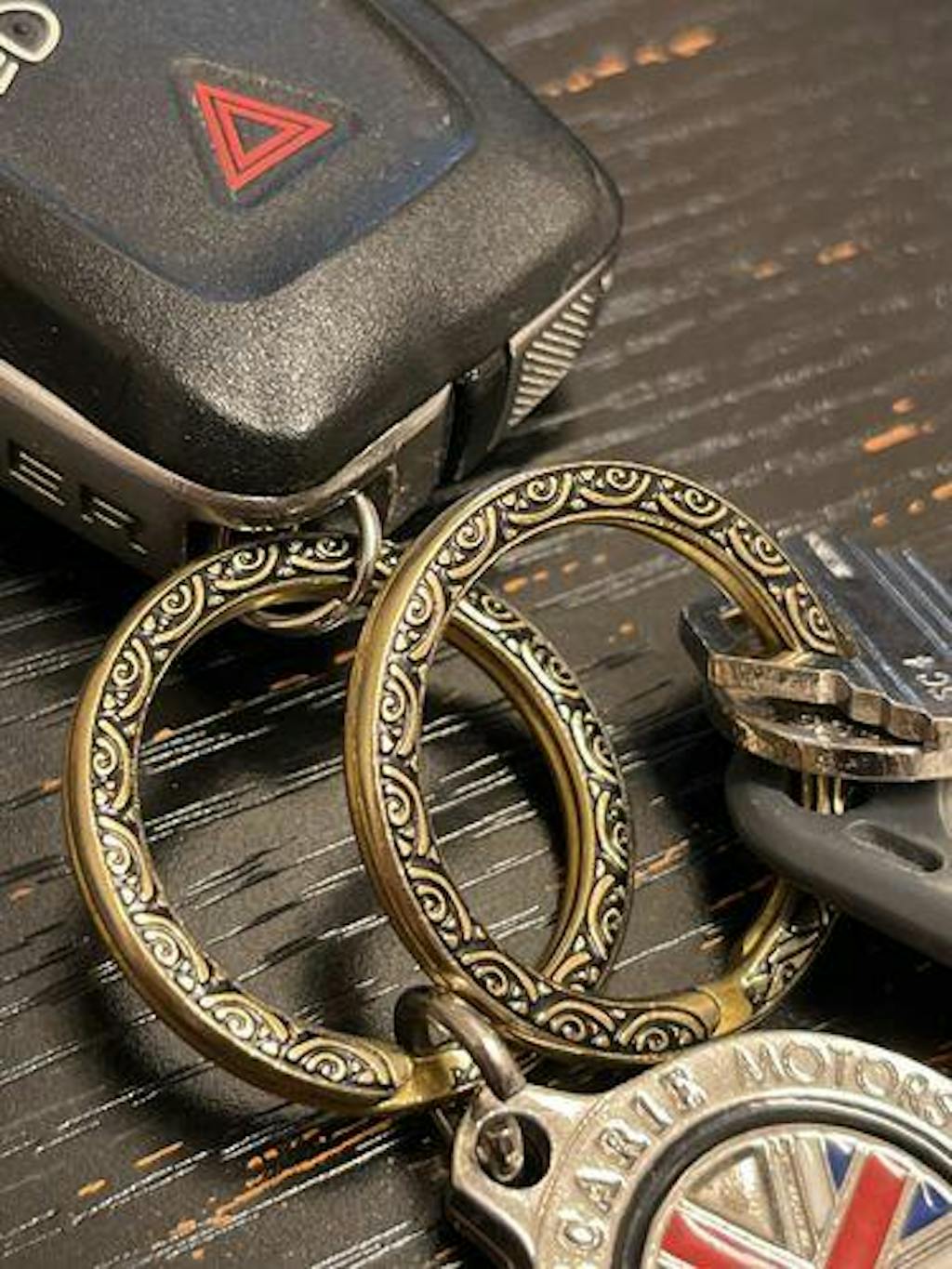 Unique Brass Key Ring 5PCS | Ouroboros Shaped – COPPERTIST.WU