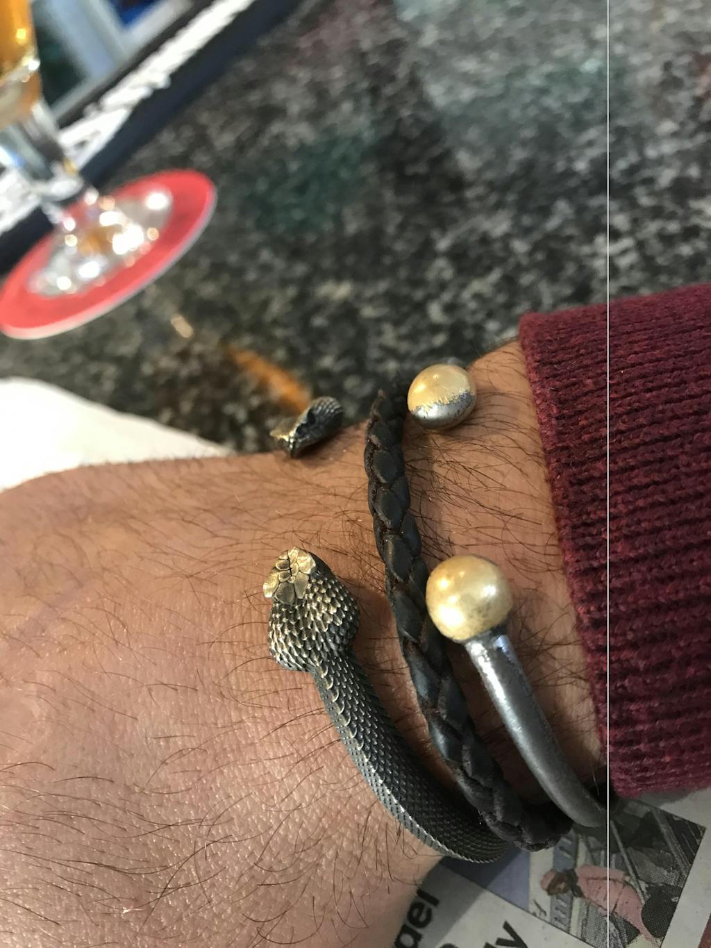 Stunning Double Snake Head Bracelet | S925 Cuff Bracelet – COPPERTIST.WU