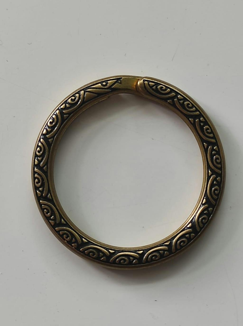 Unique Brass Key Ring 5PCS | Ouroboros Shaped – COPPERTIST.WU