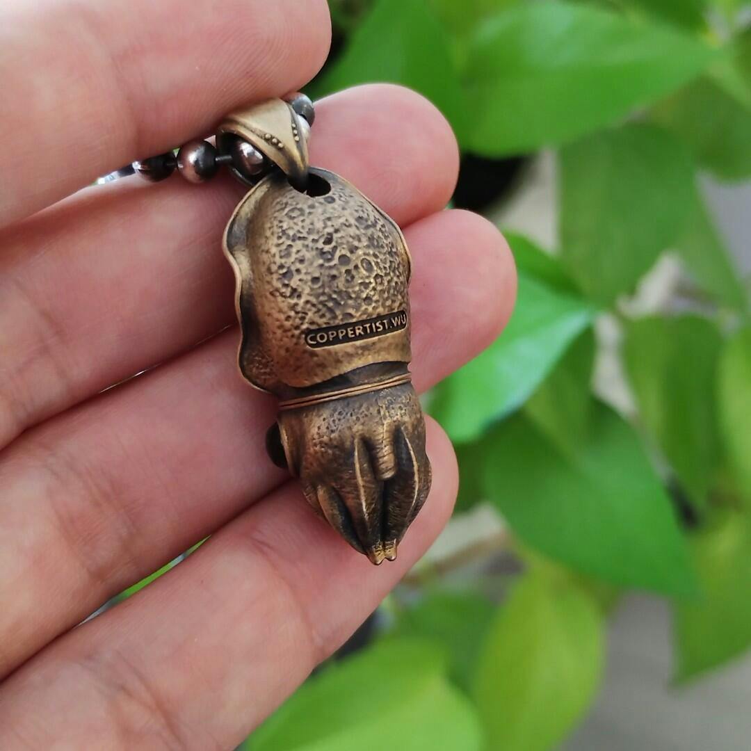 Brass Cuttlefish Box Opener Pendant – COPPERTIST.WU