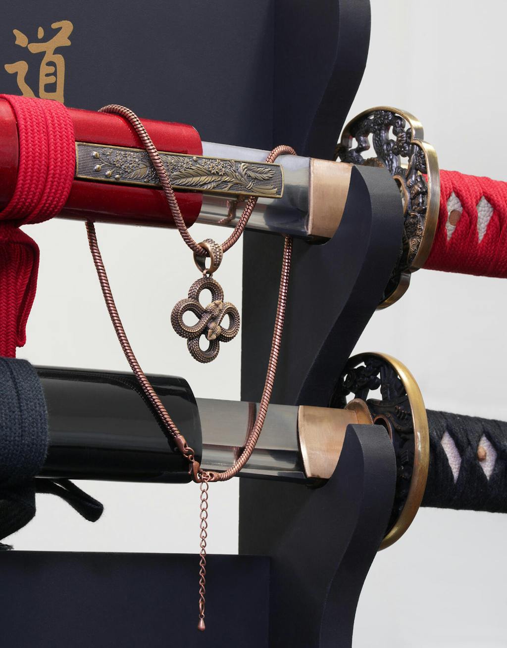 Brass Double Snake Pendant | Infinity Snake Pendant – COPPERTIST.WU