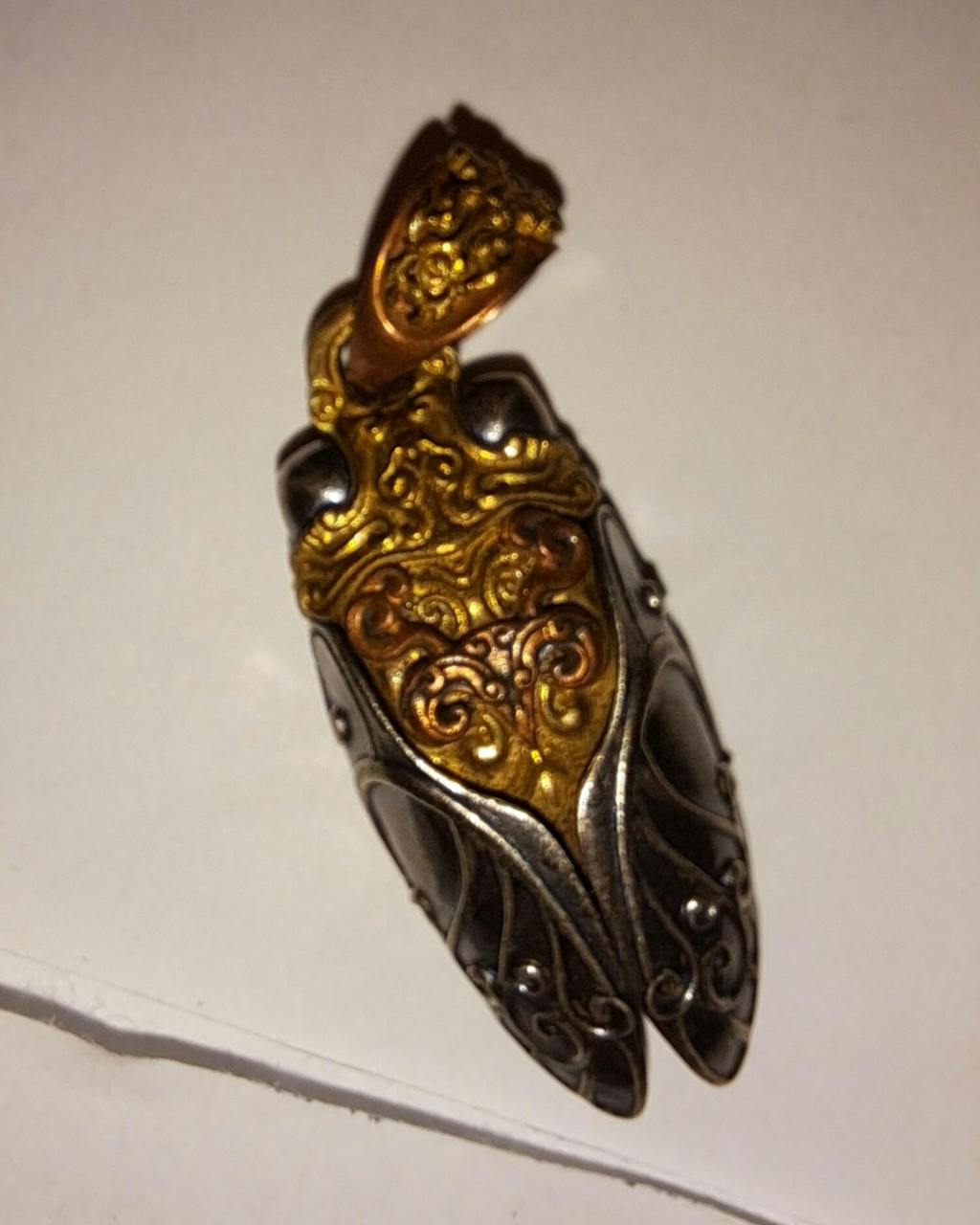 Amazing Cicada Pendant | Brass Charm Pendant – COPPERTIST.WU