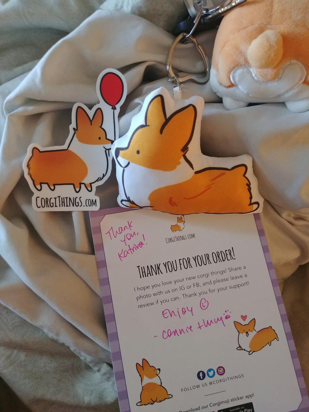 Sploot Corgi Pillow Keychain – Corgi Things