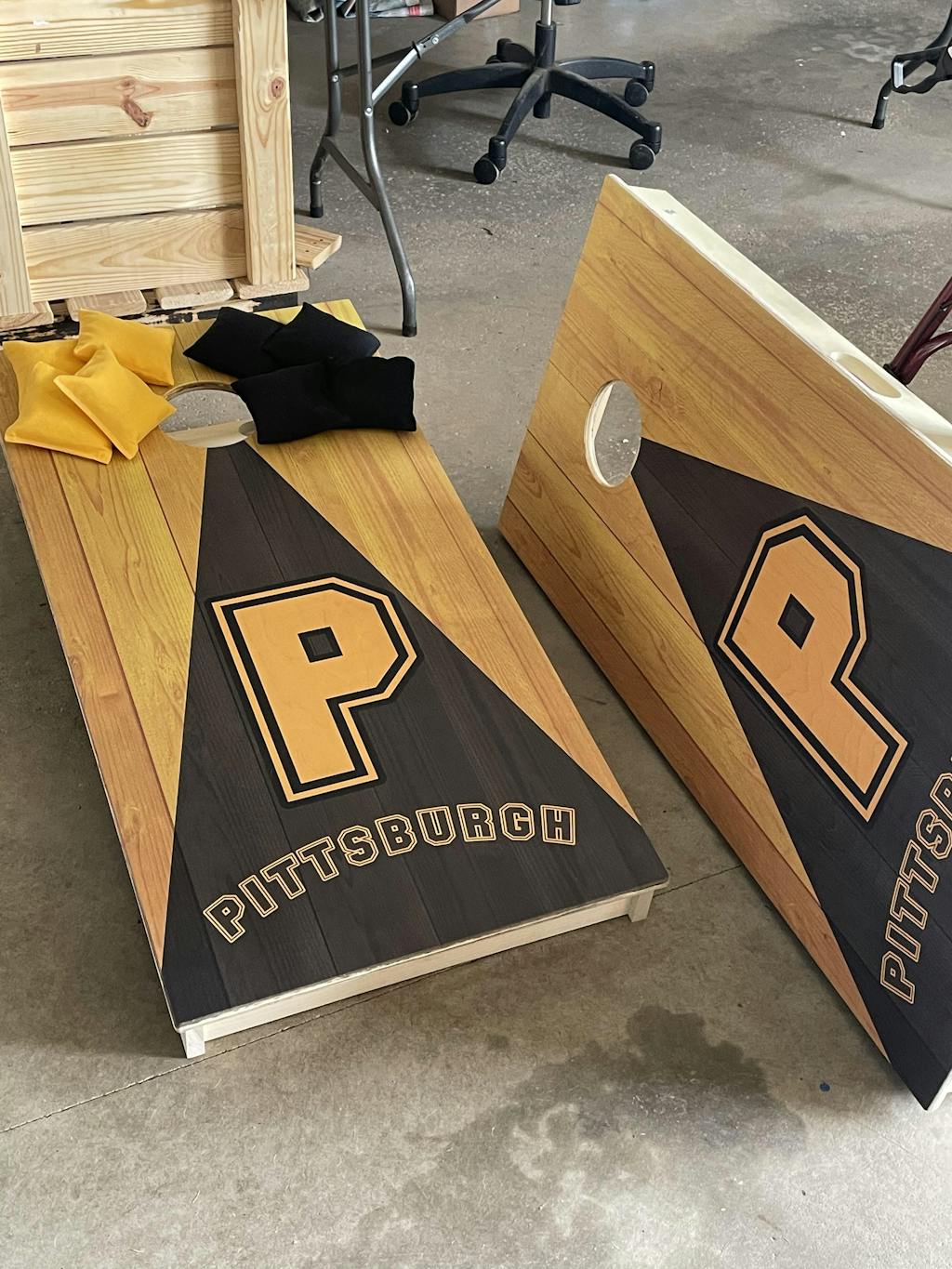 Kneeling Knight Professional Cornhole Boards – CornholeGamesUSA