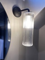 Claremont Wall Light | Bronze + Fluted Glass | Lighting – Corston