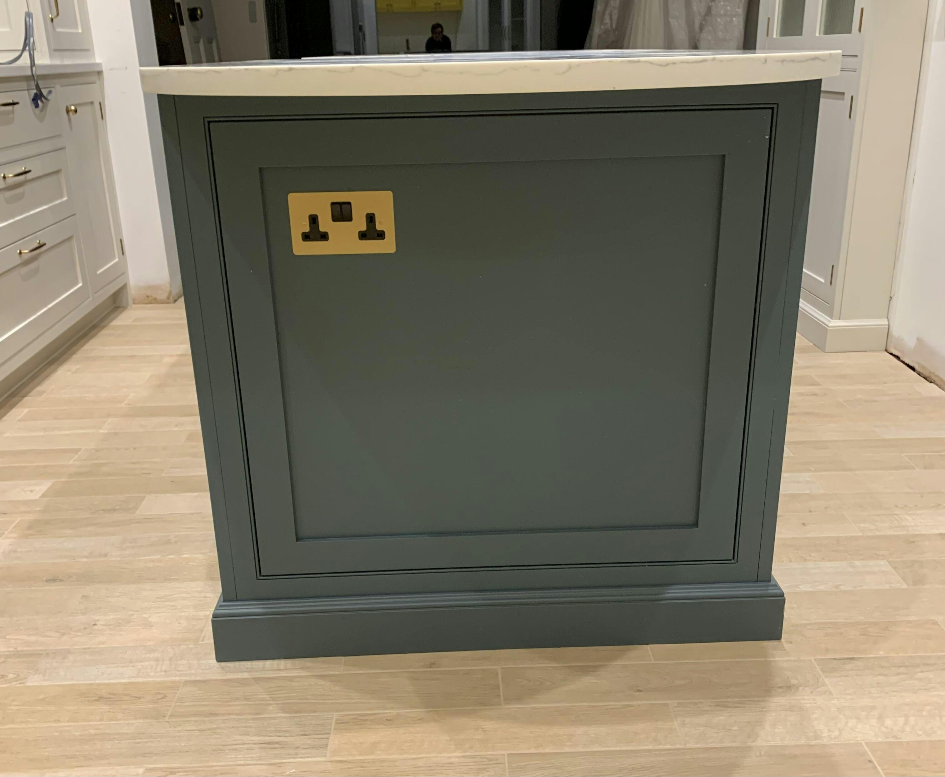 Double Socket UK | Antique Brass Black – Corston