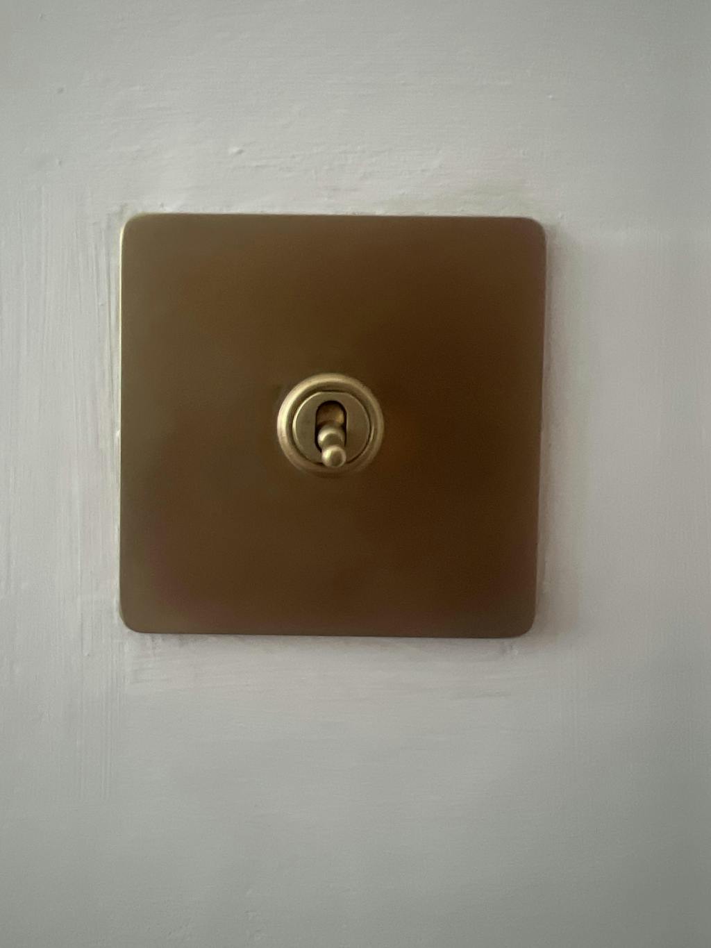 Antique Brass Single Toggle Light Switch – Corston