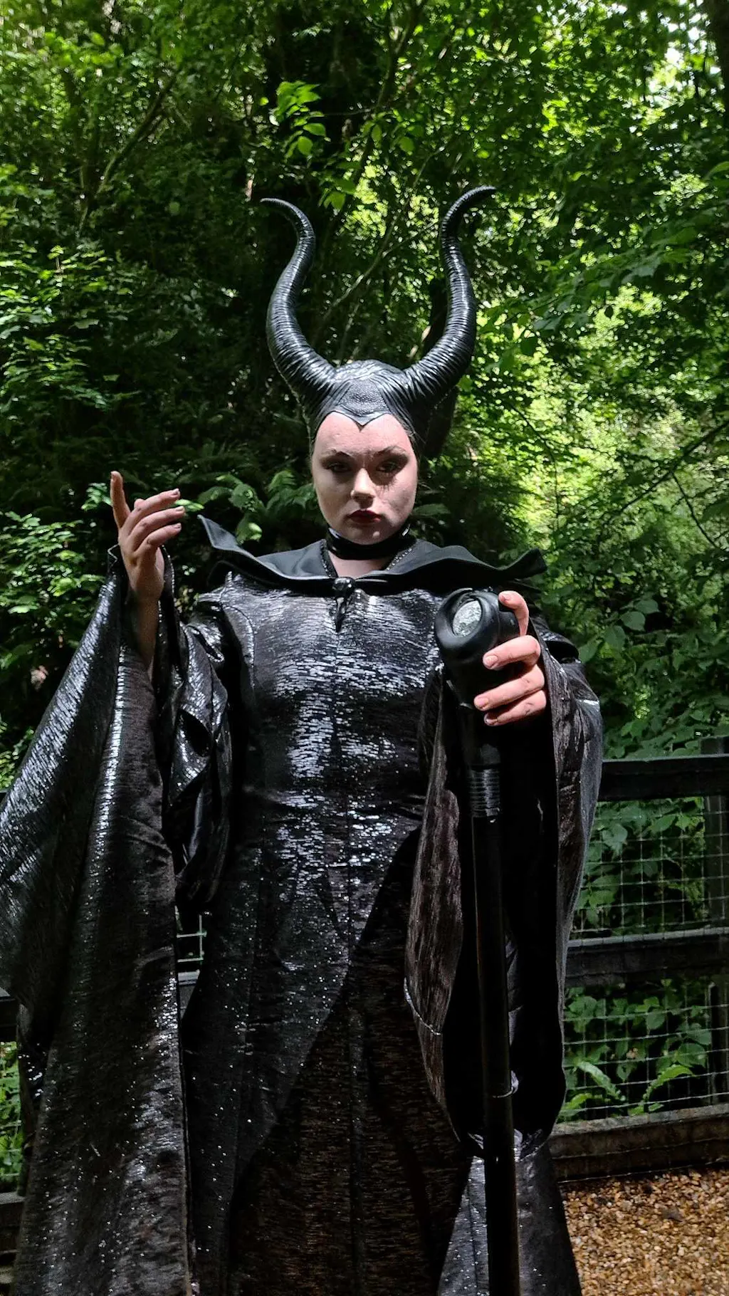 Maleficent Textured Fabric Cosplay Costume - Cosrea Cosplay