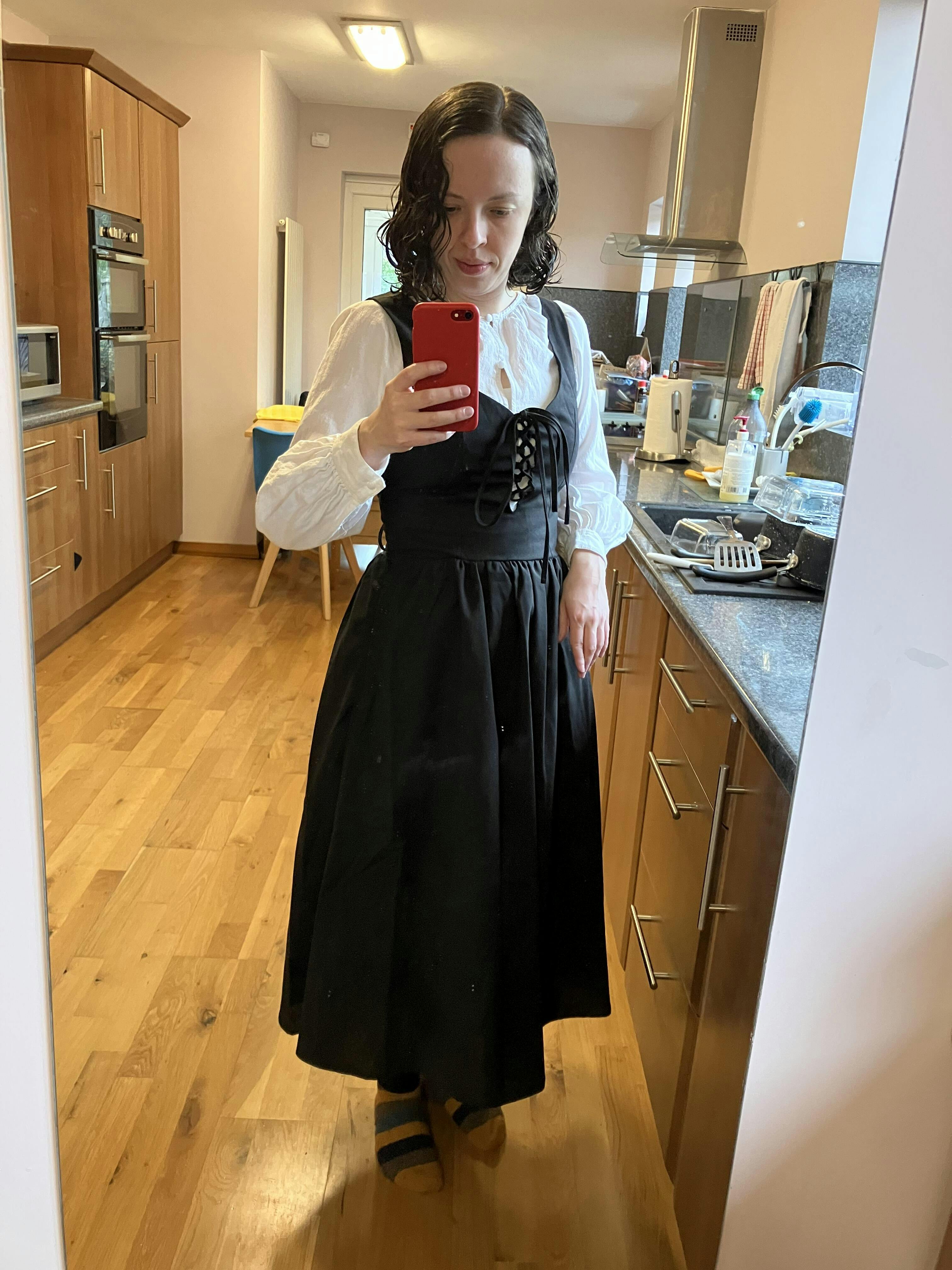 Fjord Dress - Midnight – CottagecoreWear