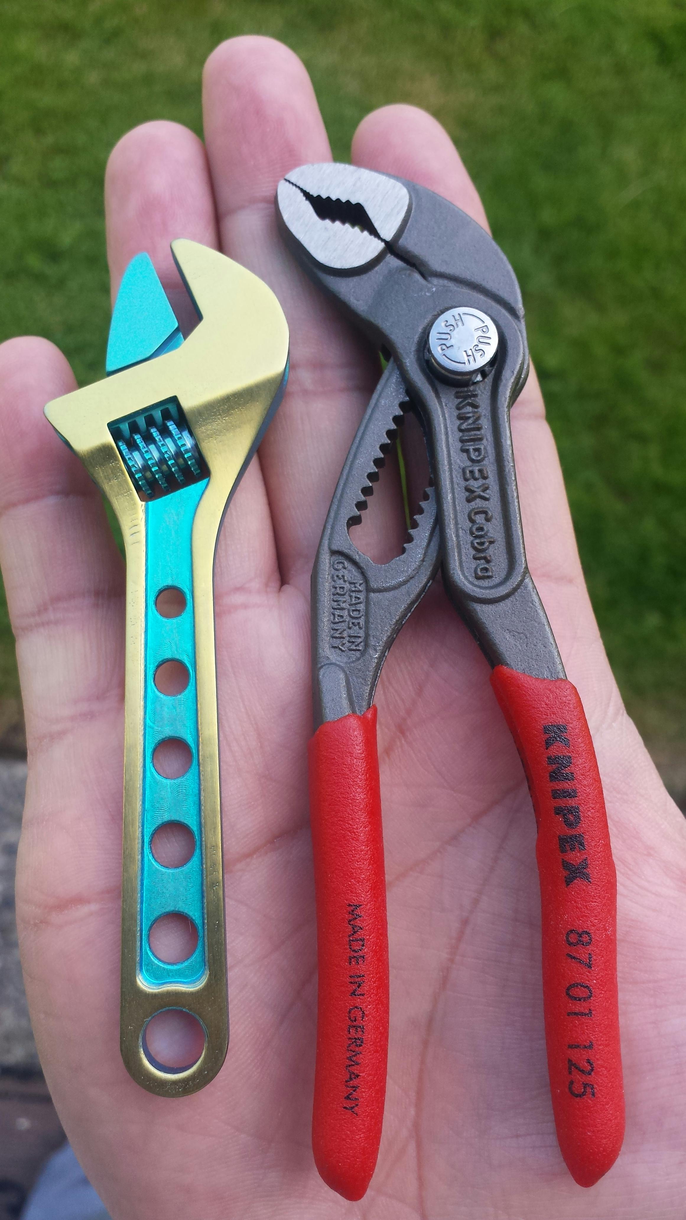 Adjustable Wrench - Titanium 4 Inch ( NSN Pending ) | CountyComm